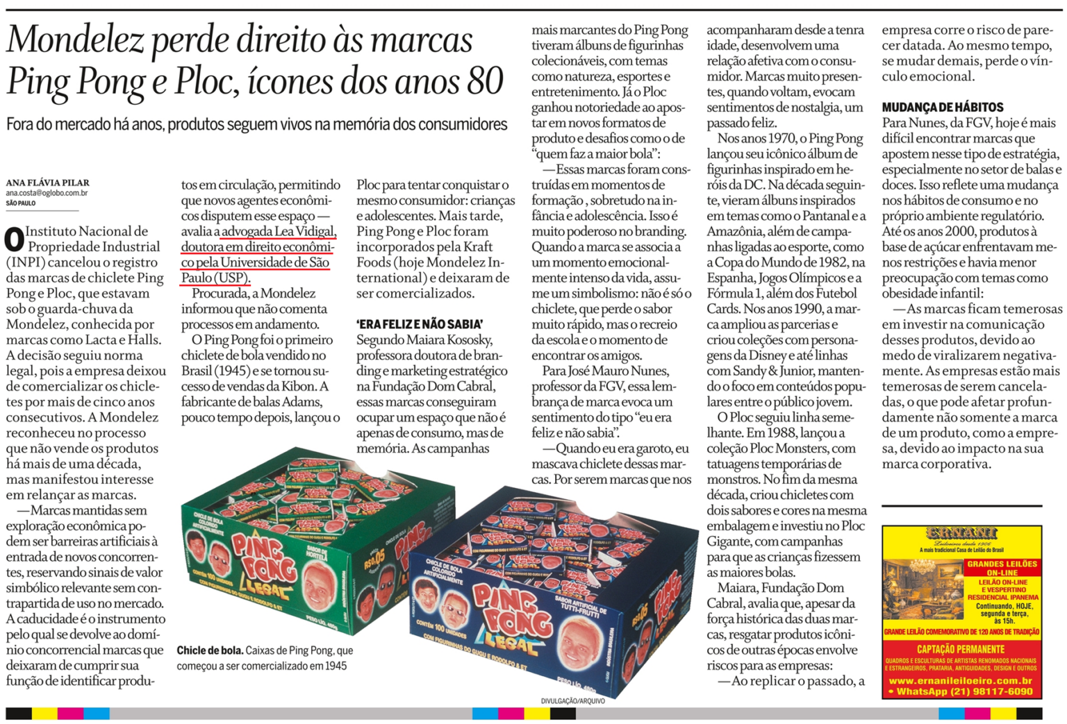 Lembra de Ploc e Ping Pong? Marcas de chiclete têm registro cancelado ...